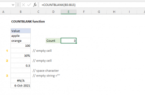 Excel COUNTA function | Exceljet